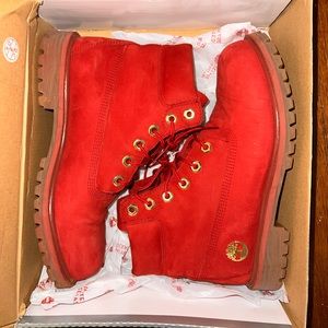 Red Timberland Boots - Gem